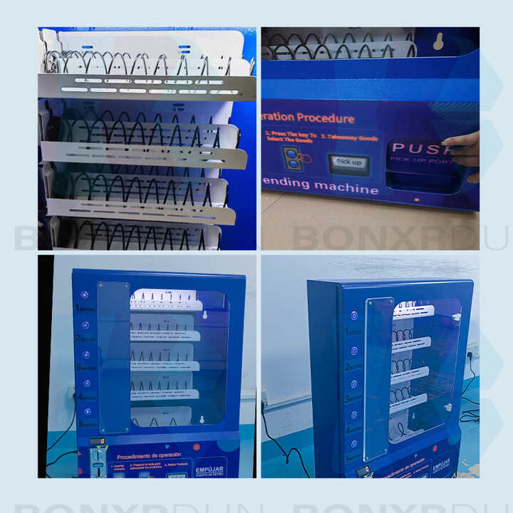 10 Slots Commercial Mini Wall Snack Vending Machine Food Snack Coin ...