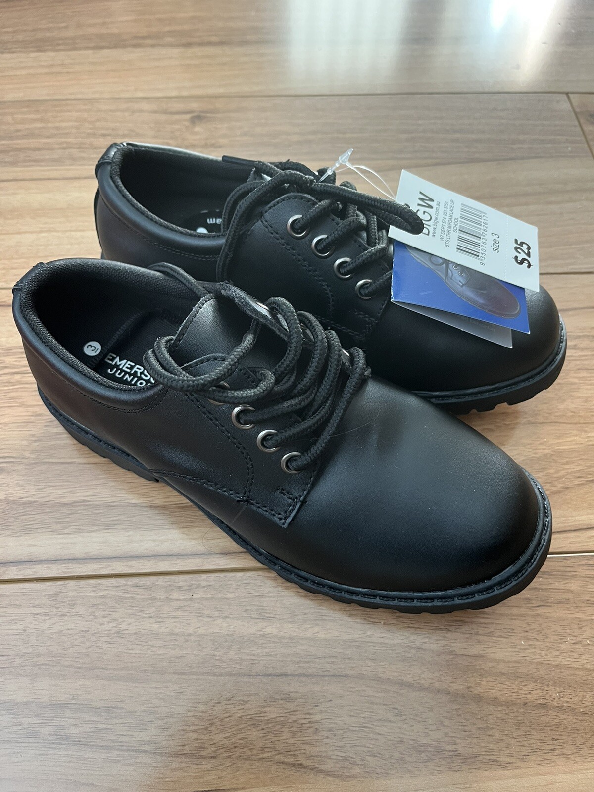 EMERSON JUNIOR BTS LEATHER COMFORT SYSTEM LACE UP SCHOOL SHOES BNWT ...