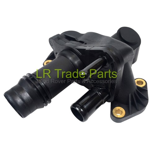 JAGUAR S TYPE XF XJ 2.7 3.0 NEW THERMOSTAT HOUSING WATER OUTLET PIPE ...