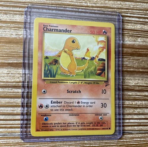 Pokémon Card Charmander Base Set 2 Common 69/130 LP-NM | eBay