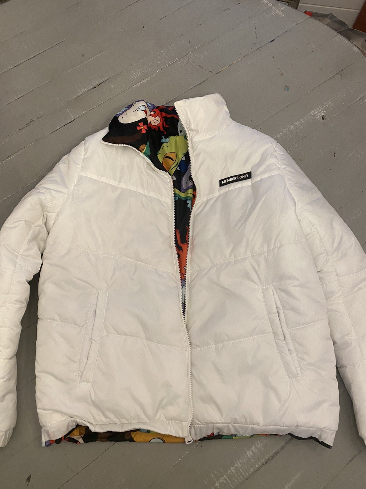 Members Only Nickelodeon Rugrats Puffer Reversible Ja… - Gem