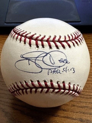 TONY CLARK 2 SIGNED AUTOGRAPHED OML BASEBALL! Tigers, Diamondbacks!! | eBay