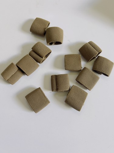 x12 Elastic 1" Webbing Strap Keepers Coyote Brown USMC FILBE | eBay