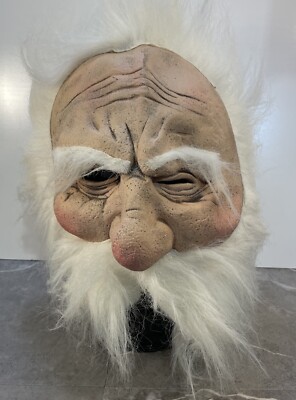 Paper Magic Old Man Half Mask Adult 2006 PMG Halloween Troll Geezer ...