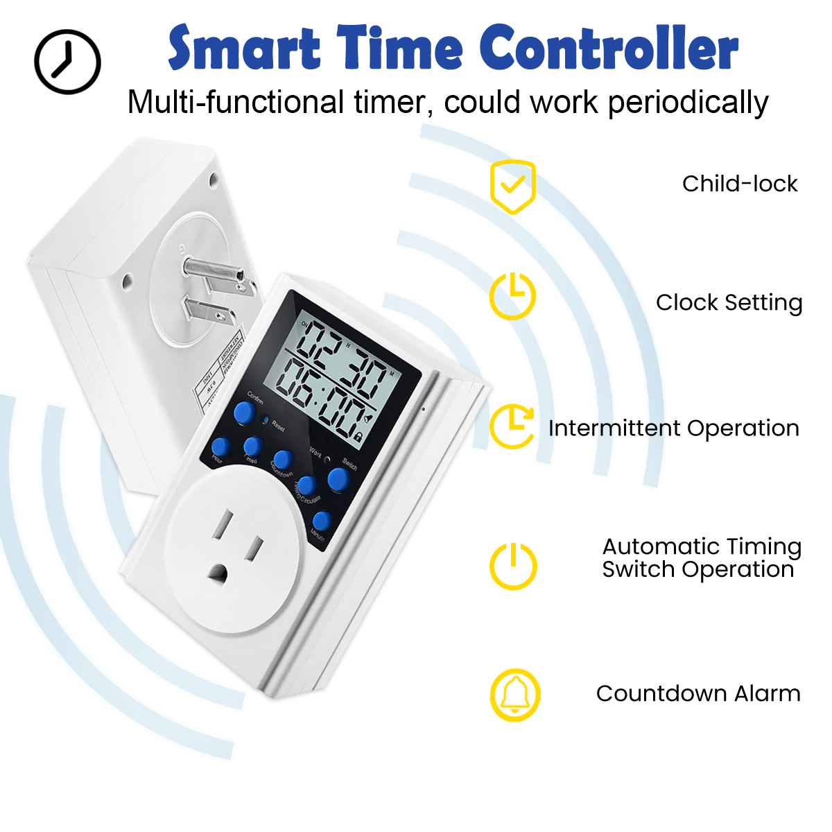 Koi Fish Pond Air Pump Septic Aerator Pump + Self Weighted Hose + Timer ...