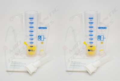 2pk NOS Portex(TM) Coach 2 Volumetric Incentive Spirometer, One-Way ...