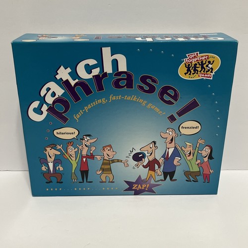 VINTAGE Catch Phrase Game COMPLETE WORKS Parker Brothers 1994 90s Words ...