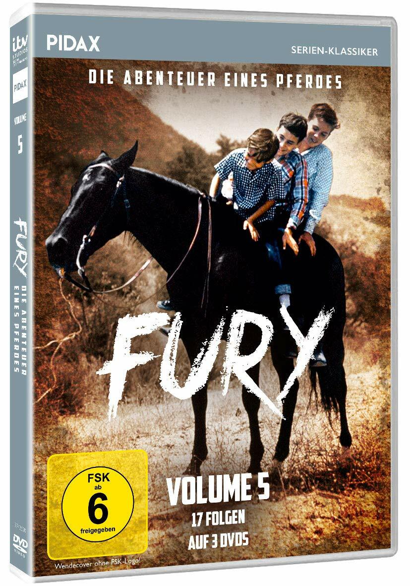 FURY - DIE ABENTEUER EINES PFERDES 1960 Vol. Staffel 5 TV-SERIE 4 DVD ...