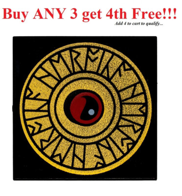 ☀️NEW Lego Tile 2 x 2 Gold Heroica Shield with Anglo-Frisian Runes ...