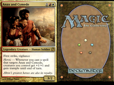 Magic the Gathering -MTG- Anax and Cymede | eBay