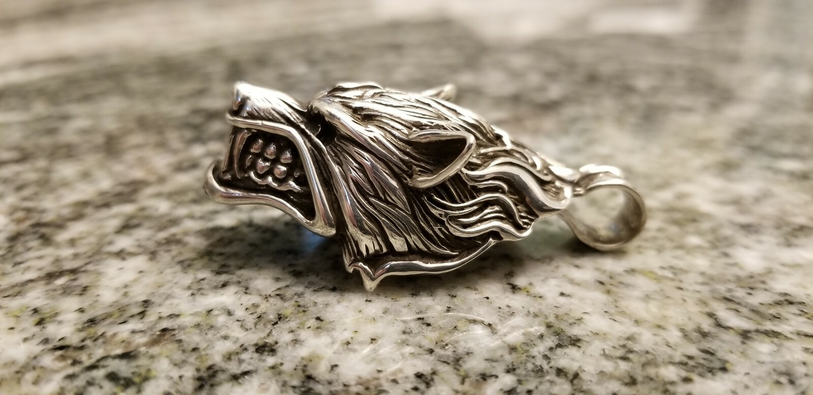 Sterling silver Werewolf Pendant And 22 Inch 925 Italian Sterling ...