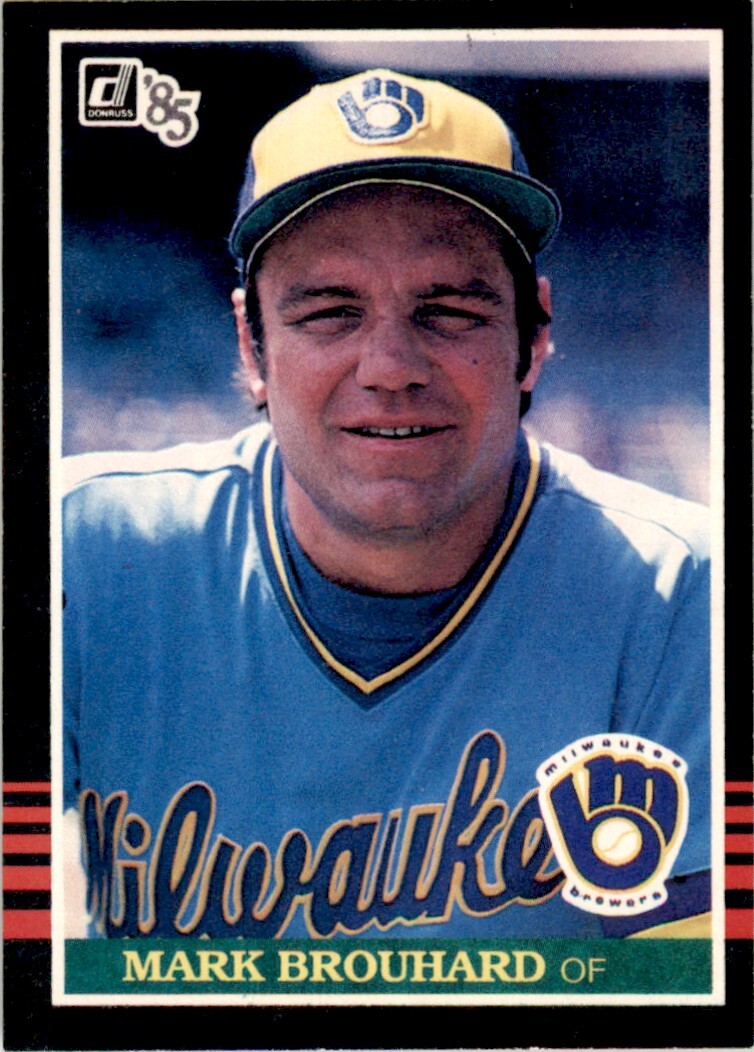 1985 Donruss Baseball Mark Brouhard . Milwaukee Brewers #149 | eBay
