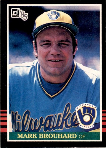 1985 Donruss Baseball Mark Brouhard . Milwaukee Brewers #149 | eBay