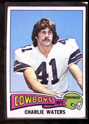 1975 TOPPS #59 CHARLIE WATERS COWBOYS ROOKIE EX A02981 | eBay