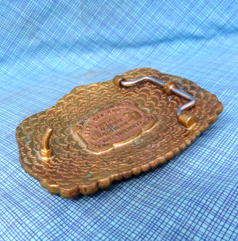 RSRC Rusty Spurs Rodeo Club 2004 Barrel Racing Champion Belt Buckle ...