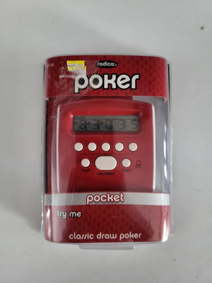 Radica Pocket Poker Handheld Game Mattel Classic Draw Poker | eBay
