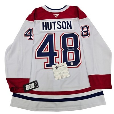 Lane Hutson Signed Montreal Canadiens Fanatics Away Jersey - AJ COA | eBay