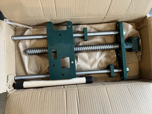WOODRIVER Large Front Vise - Never Used - INCLUDES HANDLE 844788004139 ...