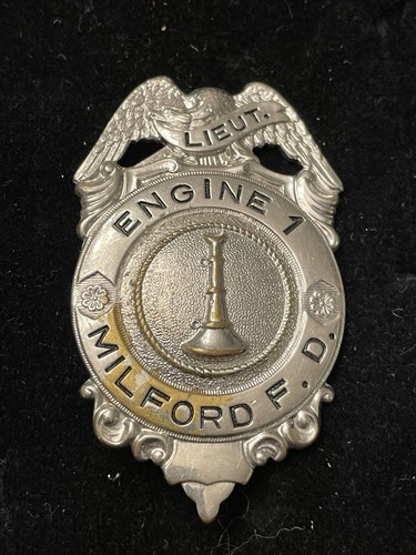 Milford MA Fire Department Badge | eBay