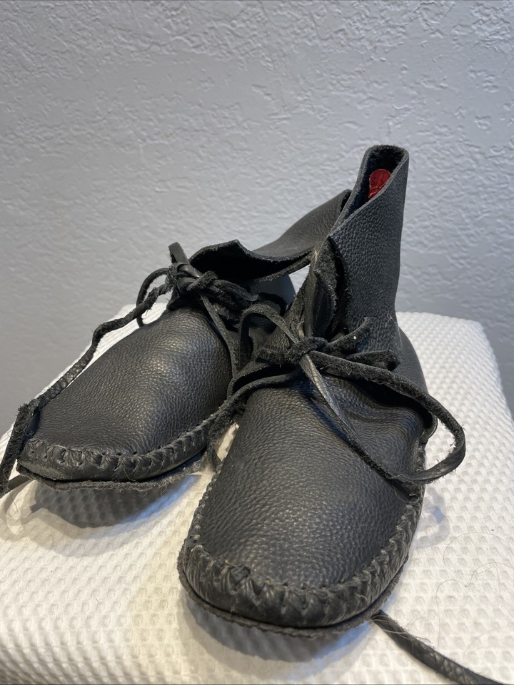 No Brand Womens Unisex Moccasin Shoe Sz 6 Black Suede | eBay