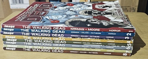 The Walking Dead Comic Graphic Novel Lot Vol 1-8 Book Lot TWD Robert ...