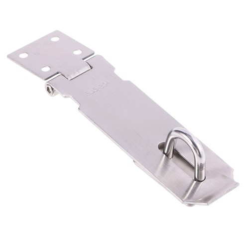 5 Inch Stainless Steel Lock Cabinet Latch Door Security Hasp and Staple ...