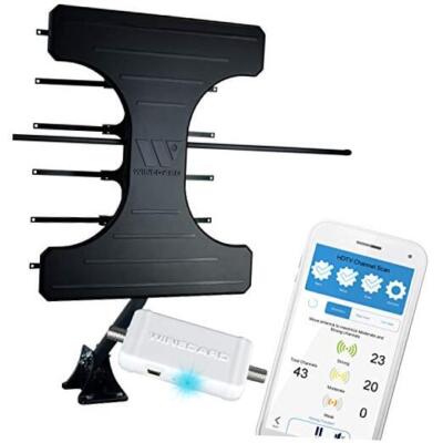 Outdoor VHF/UHF HDTV with Bluetooth Signal Meter and Antenna Elite Pro ...