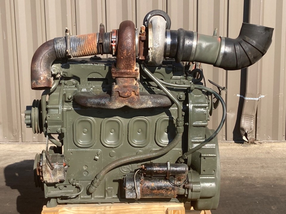 GOVERNMENT SURPLUS DETROIT 4-71 TURBO DIESEL ENGINE | eBay