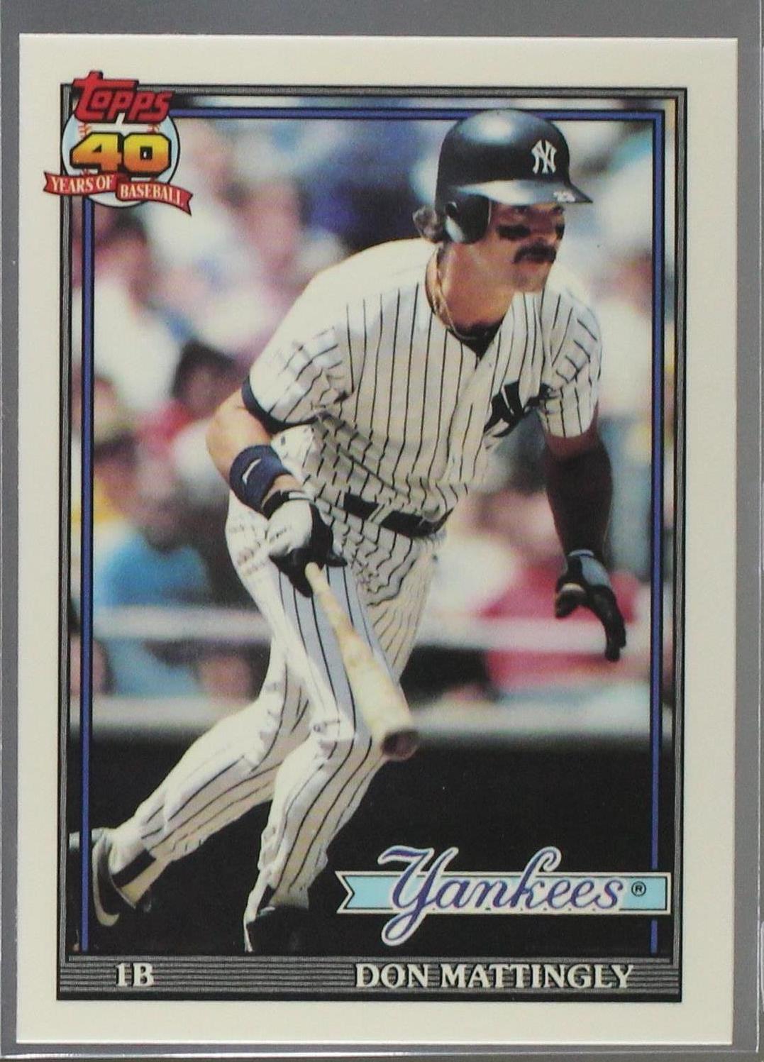 1991 Topps - Don Mattingly #100 Collector's Edition (Tiffany) for sale ...