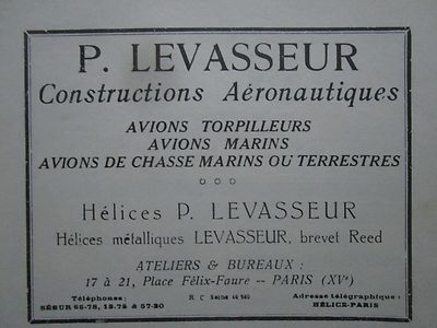 1927-1928 PUB P LEVASSEUR AERONAUTIQUE AVION MARIN HELICE AVIATION ...