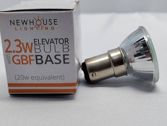 Newhouse Lighting Gbf-2320 Modern GBF Base LED Elevator Bulb 2.3w 20w ...