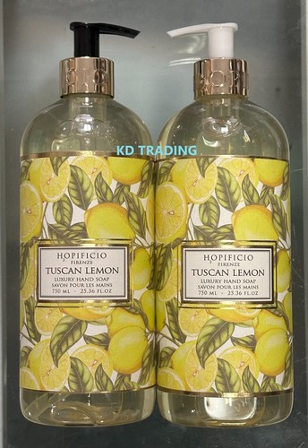 (2-Pack) HOPIFICIO FIRENZE ~ TUSCAN LEMON Liquid ITALIAN LUXURY HAND ...