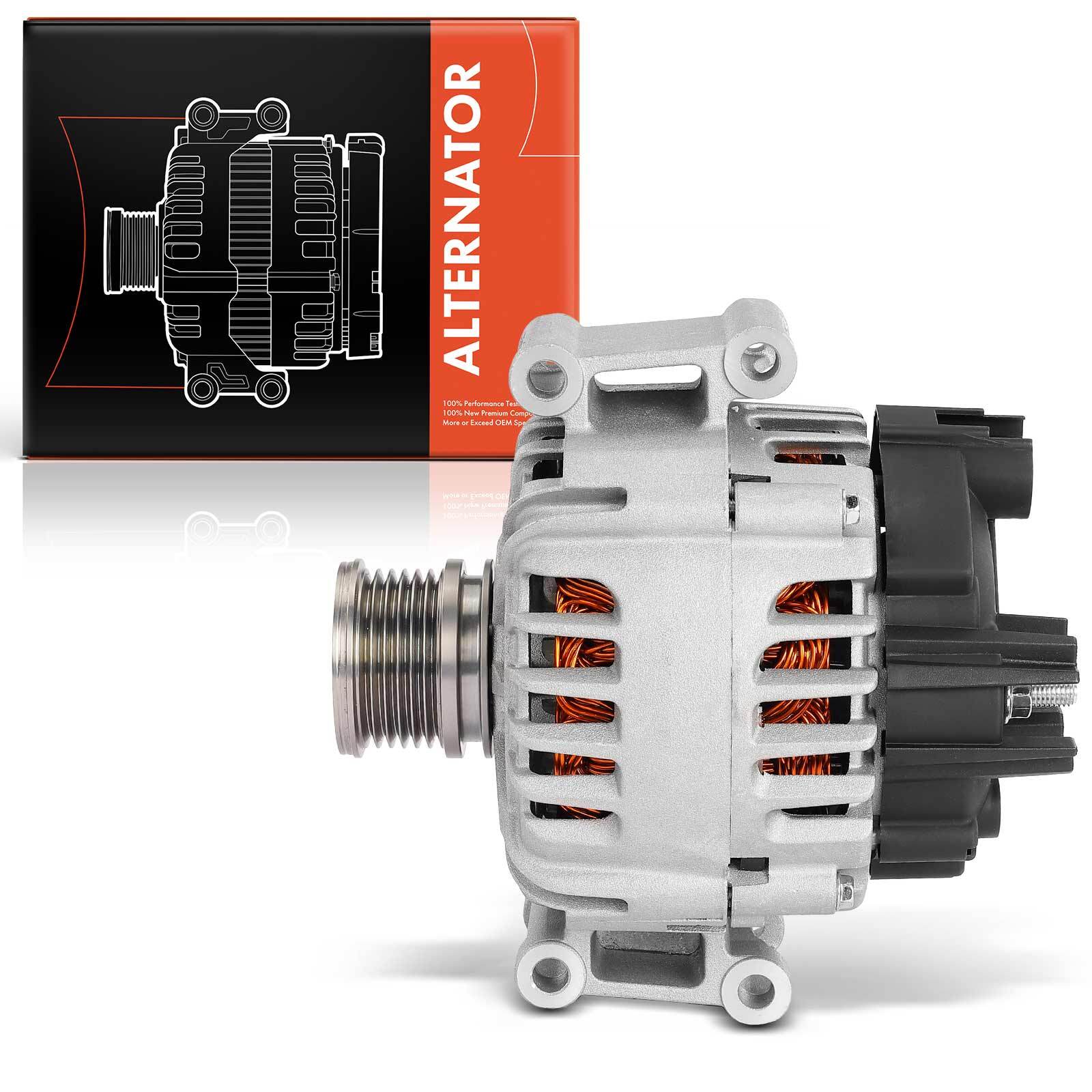 Alternator for Mercedes-Benz C250 2012-2015 150A 12V CW 6-Groove Clutch ...