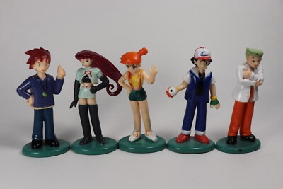 Ash Misty Jessie Gary Pokemon Nintendo Tomy Collection Mini Figures Toy ...