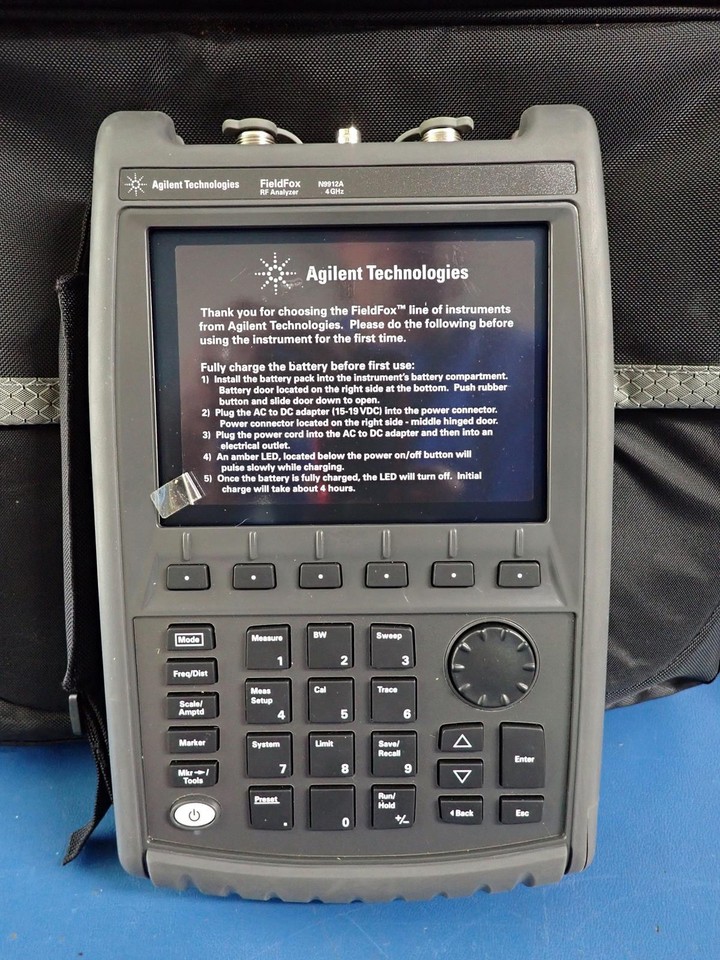 AGILENT FIELDFOX N9912A 4GHz Vector Network Analyzer | New Open Box | eBay