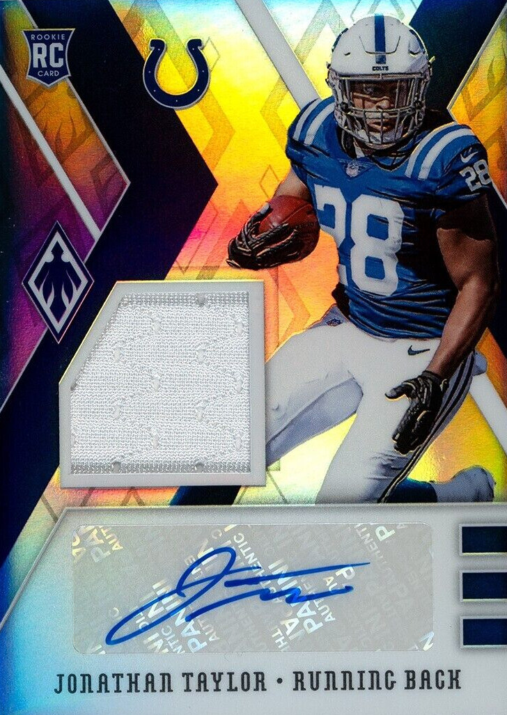 2020 Panini Phoenix - RPS Rookie Auto Jersey #RJA-JT Jonathan Taylor ...