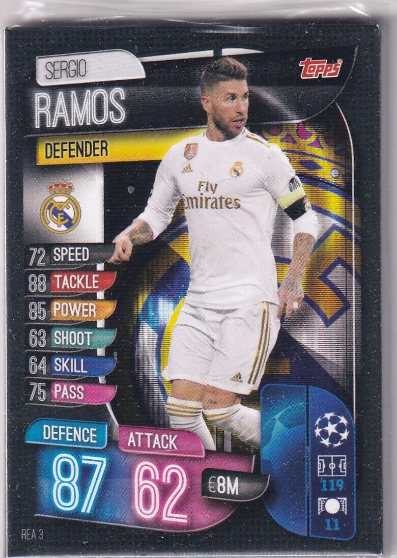 Topps Match Attax Champions League 19/20 Nr. REA 3 Sergio Topps Match Attax Champions League 19/20 Nr. REA 3 Sergio