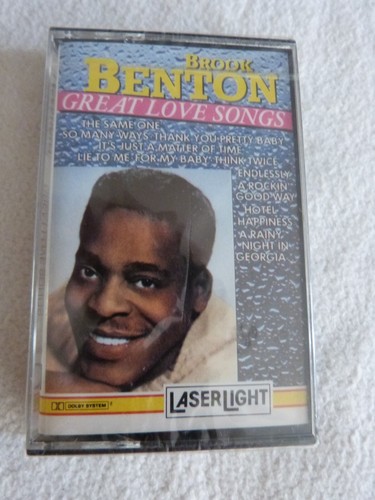 cassette audio tape BROOK BENTON Great love songs - neuve sous blister ...