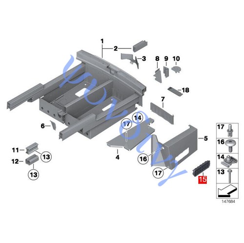 >For BMW E60 F01 F02 Mini R55 R56 Hatchback 64229303806 Rear ...