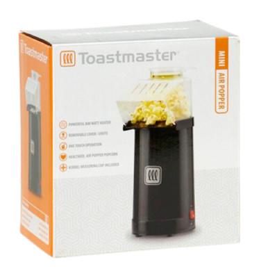 NEW! TOASTMASTER MINI POPCORN POPPER AIR POPPER MAKER W/ MEASURING CUP ...
