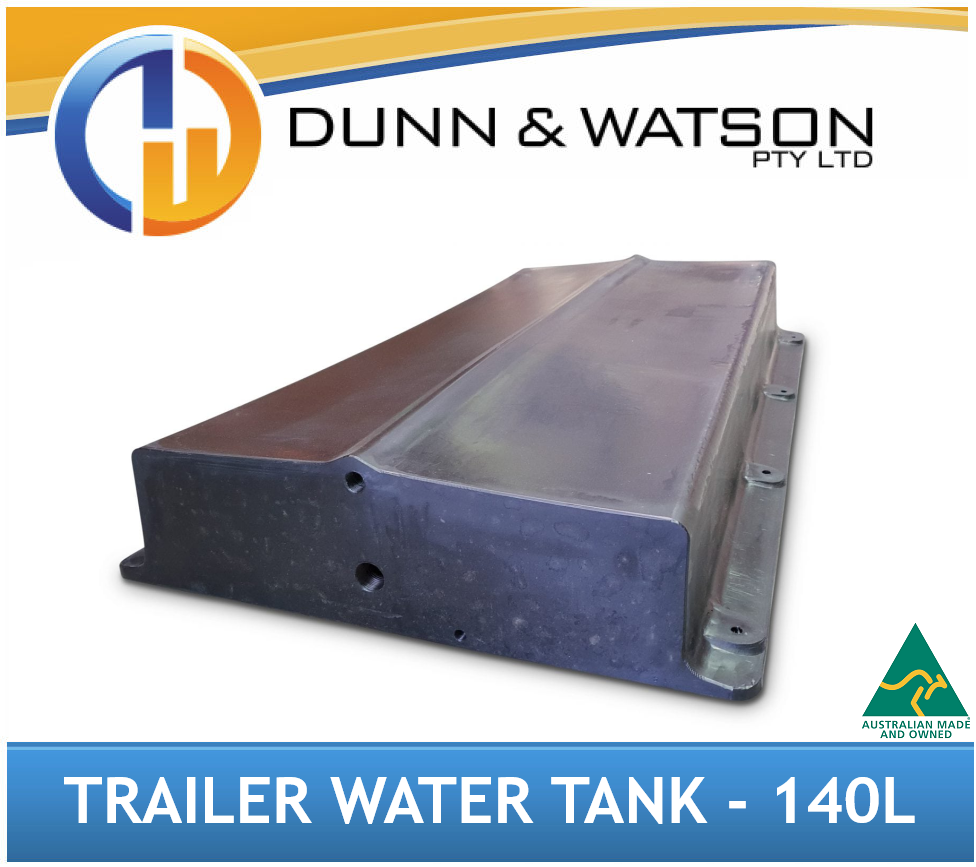 Heavy Duty 140L Litre Poly Water Tank - Camper Trailer Caravan 4X4 4WD ...