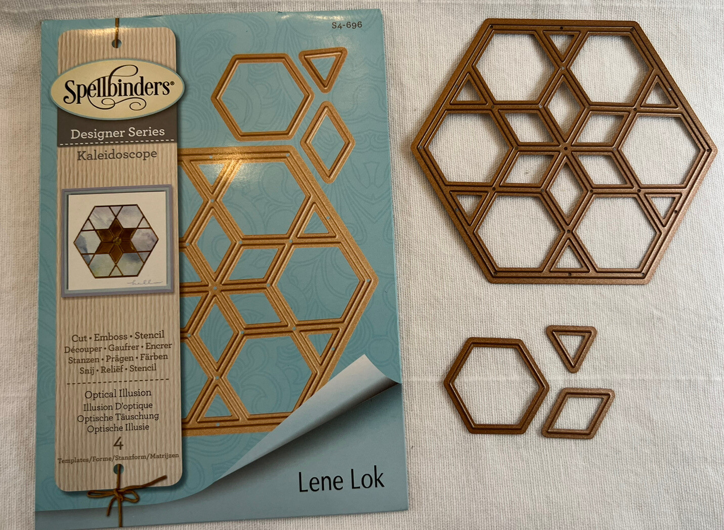 Spellbinders Kaleideoscope Stained Glass Designer Series Craft Metal ...