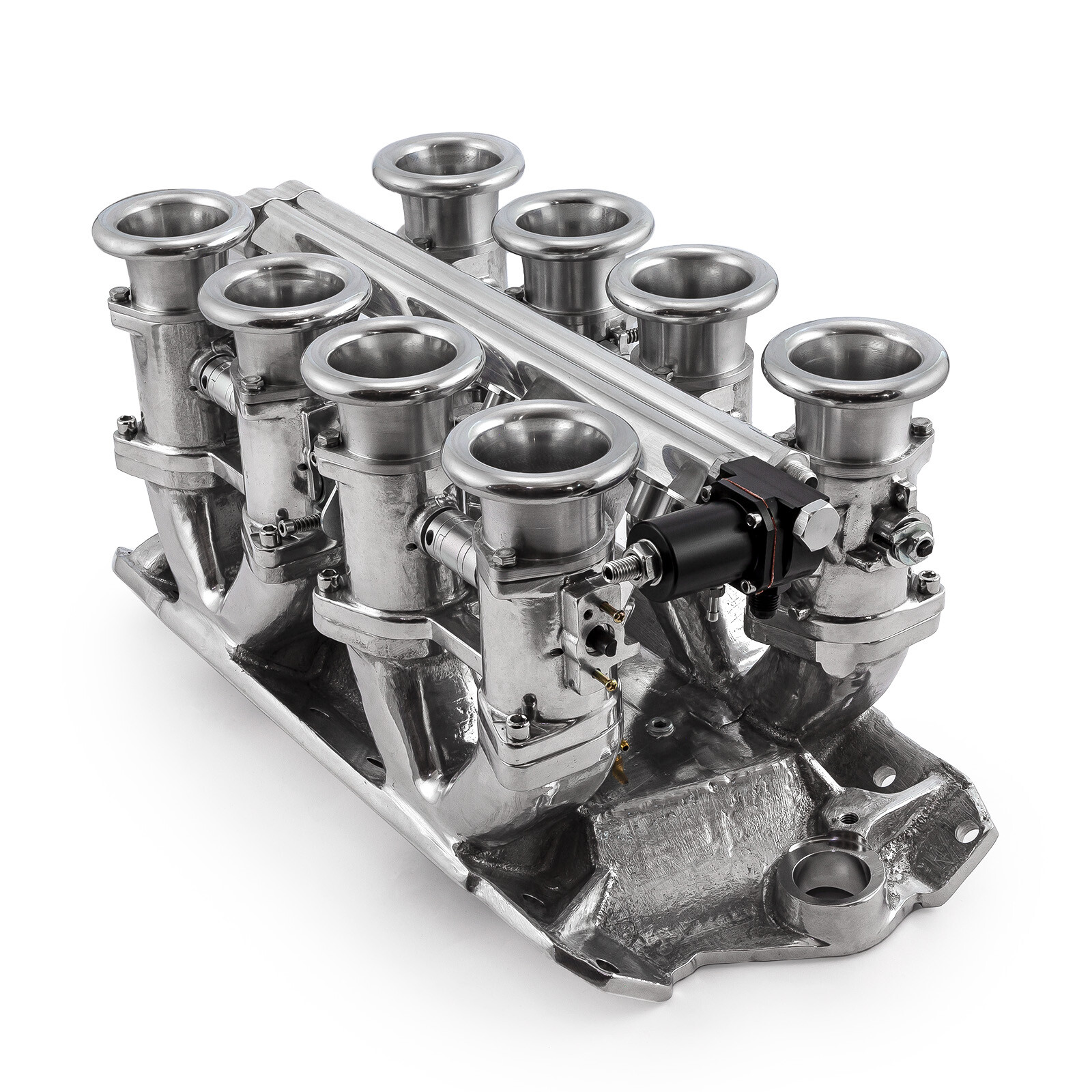 Chevy SBC 350 Downdraft EFI Stack Intake Manifold System Complete ...