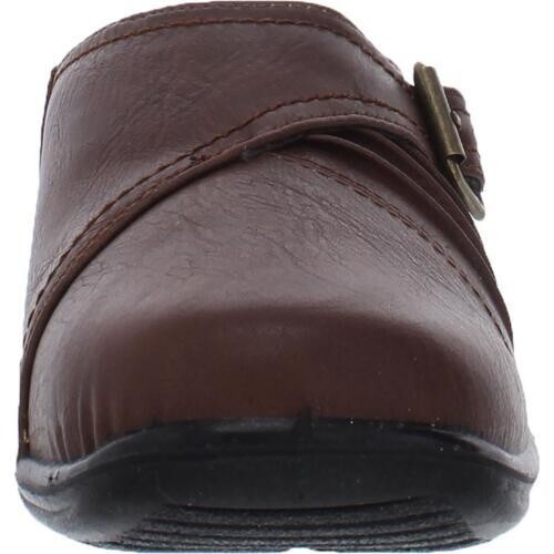 Easy Street Womens Hart Faux Leather Slip On Clogs Mules Shoes Size 8.5 ...
