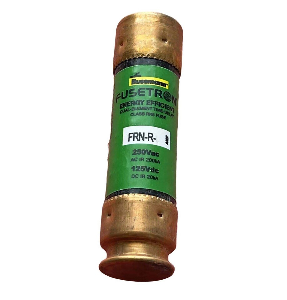 1pc ORIGINAL FRN-R-15 FRN-R 15A 250Vac Bussmann Class RK5 Dual element ...