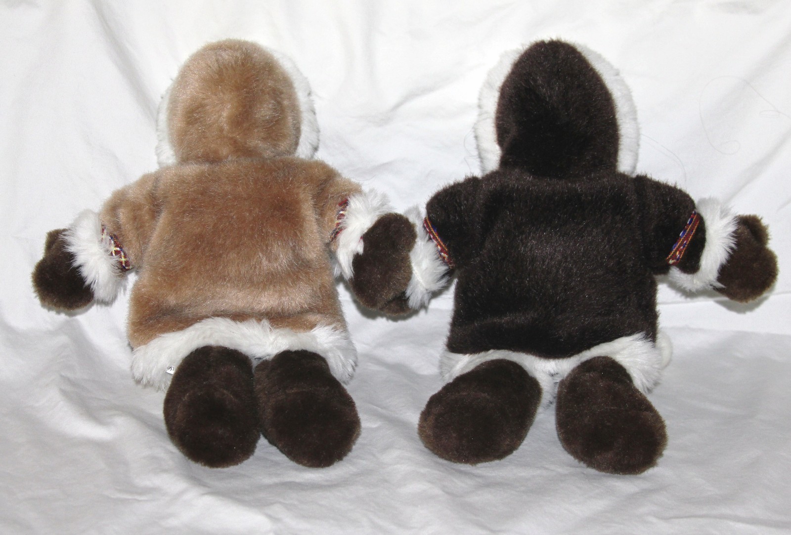 Lot of 2 Arctic Circle Alaskan Friends Girl Native Ameican Eskimo Plush ...