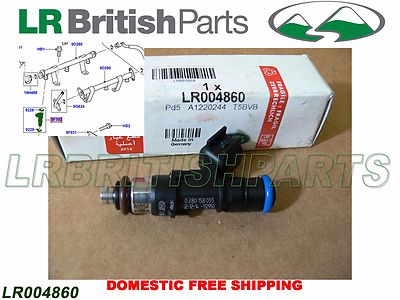 GENUINE LAND ROVER FUEL INJECTOR LR3 LR4 V6 4.0 NEW LR004860 | eBay