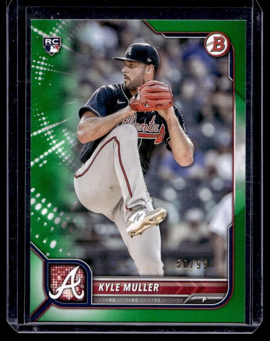 2022 Bowman Green Kyle Muller /99 #62 | eBay