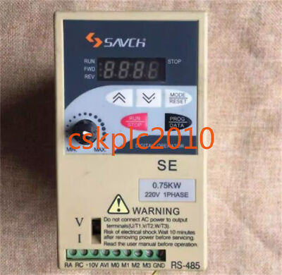 1PCS SAVCH Inverter SE-20071A 220V 0.75KW in good condition | eBay