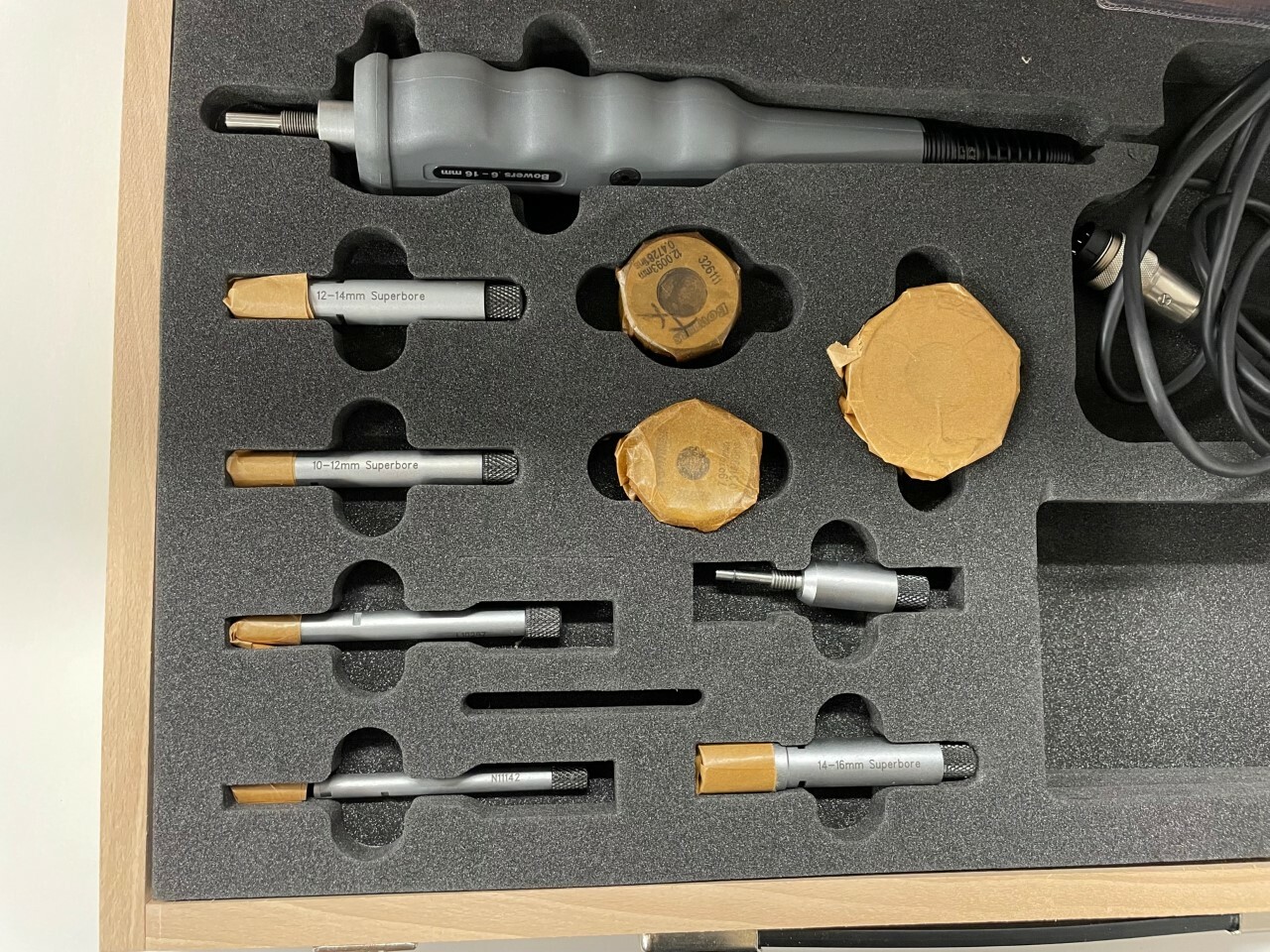 Fowler 54-555-150-0 Bowers Superbore Head Set, 236-.630"/6-16mm Range ...